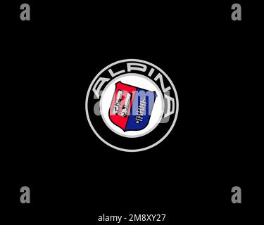 Logo Alpina, Logo Stock Photo - Alamy