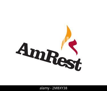 AmRest, rotated logo, white background Stock Photo - Alamy