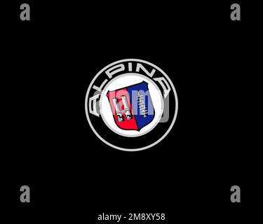 Logo Alpina, Logo Stock Photo - Alamy