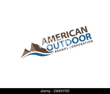 American Outdoor Brands Corporation, Logo, White Background Stock Photo ...