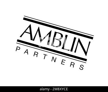 Amblin Partners, rotated logo, white background Stock Photo - Alamy