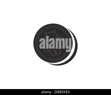 Android Oreo, Logo, White background Stock Photo - Alamy