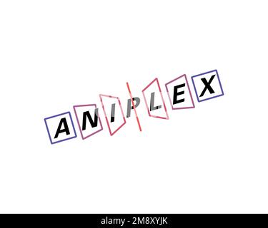 Aniplex, Logo, White background Stock Photo - Alamy