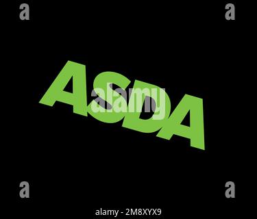 Asda, Logo, Black background Stock Photo - Alamy