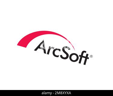 ArcSoft, rotated logo, white background Stock Photo - Alamy