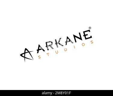 Arkane Studios, Logo, White background Stock Photo - Alamy