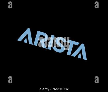 Arista Records, Logo, Black background Stock Photo - Alamy