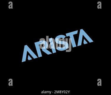 Arista Records, Logo, Black background Stock Photo - Alamy