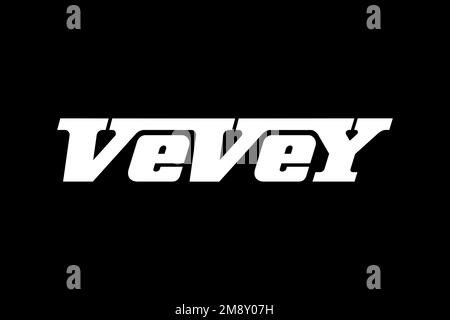 Ateliers de Constructions Mecaniques de Vevey, rotated logo, white ...