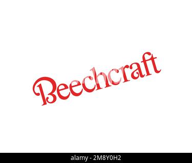 Beechcraft, rotated logo, white background B Stock Photo - Alamy