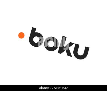 Boku Inc. rotated logo, white background Stock Photo - Alamy