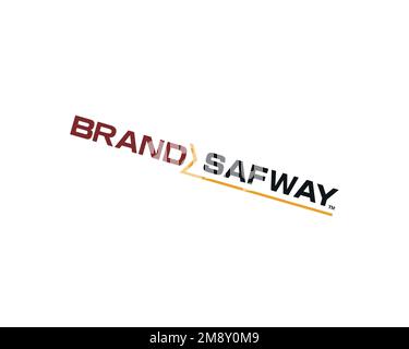 BrandSafway, rotated logo, white background Stock Photo - Alamy