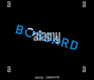 Bossard Holding AG, rotated logo, white background Stock Photo - Alamy