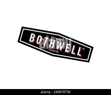 Bothwell Cheese, rotated logo, white background Stock Photo - Alamy