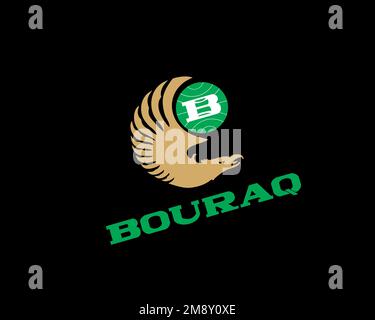 Bouraq Indonesia Airline, Logo, Black background Stock Photo - Alamy