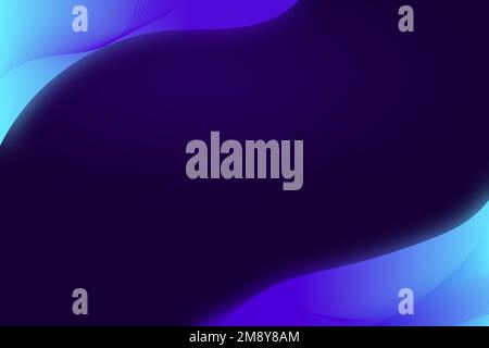 Neon blue gradient curve frame template vector Stock Vector Image & Art ...