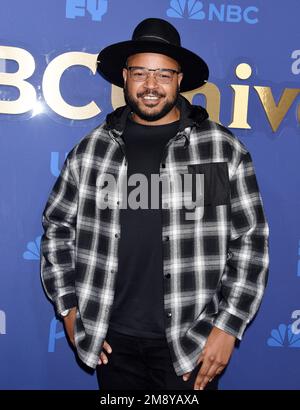 Justin Cunningham at the 2023 NBCUNIVERSAL Press Tour held at the ...