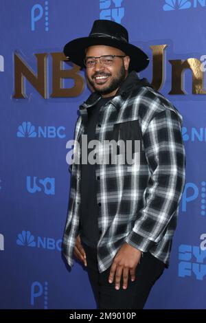 Justin Cunningham at the 2023 NBCUNIVERSAL Press Tour held at the ...