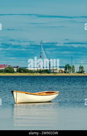 Halmstad industrial port at Kattegat sea in Sweden Stock Photo - Alamy