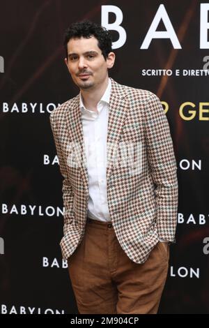 Rome, Italy. 16th Jan, 2023. Douglas Booth (l) and Guido Caprino (r ...