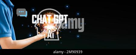 Conceptually, ChatGPT is an AI chatbot or artificial intelligence that can communicate through ...