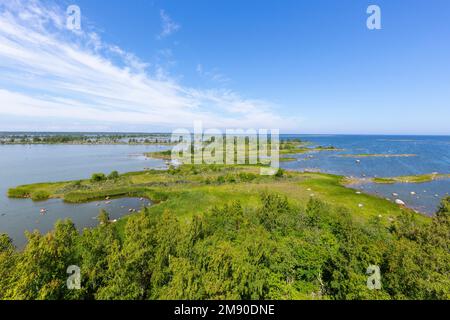 A scenery from the Observation Tower Saltkaret to the World heritage ...