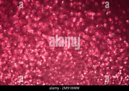 Viva magenta, pink sparkling glitter bokeh background, abstract ...