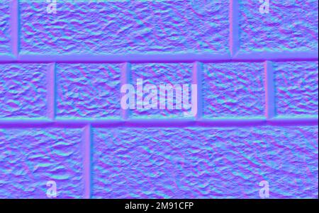 Normal map Wall bricks, normal mapping Stock Photo - Alamy