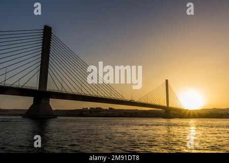 New Aswan Bridge over the river Nile, Egypt Stock Photo - Alamy