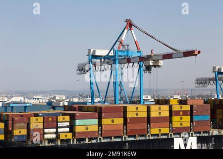 Shipyard, Port of Haifa, Israel Stock Photo - Alamy