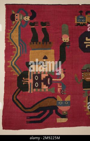 Poncho or Tunic Nasca. Poncho or Tunic, 100-200 C.E. Camelid fiber, 74 ...