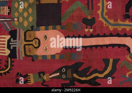 Poncho or Tunic Nasca. Poncho or Tunic, 100-200 C.E. Camelid fiber, 74 ...