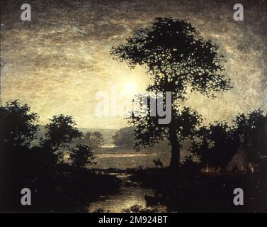 Moonlight ca. 1885-1889 by Ralph Albert Blakelock Stock Photo - Alamy