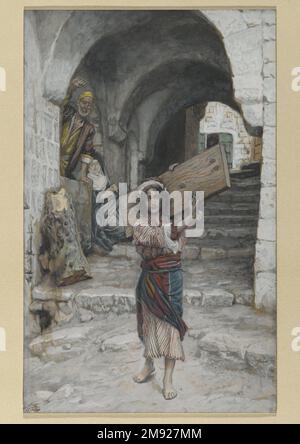 This artwork by James Tissot depicts the biblical scene of Jacob ...