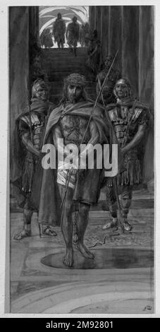 Jesus Leaves the Praetorium (Jésus quitte le pretoire) James Tissot ...