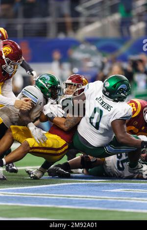Tulane Green Wave defensive back Javion White (3) celebrates after a ...
