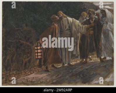 The Kiss of Judas (Le baiser de Judas) - James Tissot Stock Photo - Alamy
