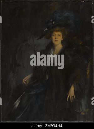 Lady in Blue (Mrs. Edward R. Thomas) Emil Fuchs (American, born Austria ...