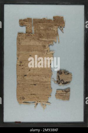 Papyrus Fragments Inscribed with Text Written in Pahlavi Papyrus ...