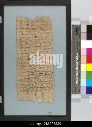 Papyrus Inscribed in Greek Papyrus Inscribed in Greek, 4th century C.E ...
