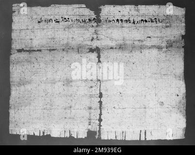 Papyrus Inscribed in Abnormal Hieratic Papyrus Inscribed in Abnormal ...