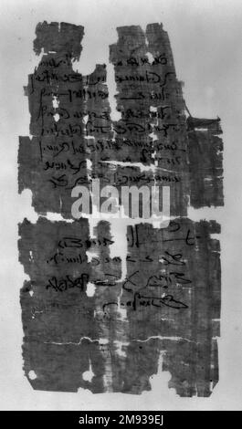 Papyrus Fragments Inscribed in Demotic Papyrus Fragments Inscribed in ...