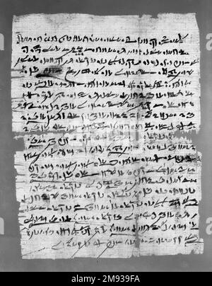 Papyrus Inscribed in Abnormal Hieratic Papyrus Inscribed in Abnormal ...