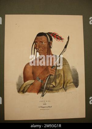 JACK-O-PA or the Six; A Chippeway Chief, from The Aboriginal Portfolio ...