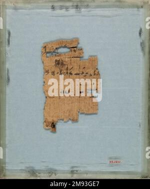 Papyrus Fragment Inscribed in Demotic Papyrus Fragment Inscribed in ...