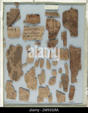 Papyrus Fragment Inscribed in Demotic Papyrus Fragment Inscribed in ...
