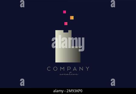 Z grey pink yellow alphabet letter logo icon design. Creative template ...