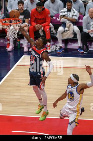 Golden State Warriors guard Moses Moody, center shoots as Miami Heat ...