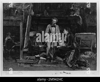 The Portrait Painter and His Model Carl Koepping (German, 1848-1914 ...