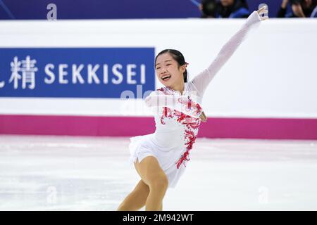 Ami Nakai of Japan performs during the figure skating exhibition at the ...